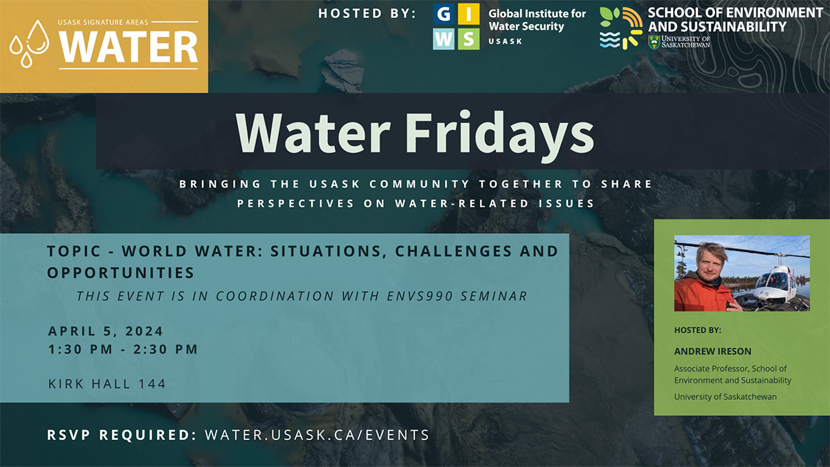 Water Friday - World Water: Situations, Challenges and Opportunities ...